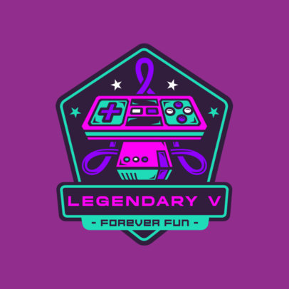 Placeit - Gaming-Themed Logo Maker featuring a Retro Arcade Controller