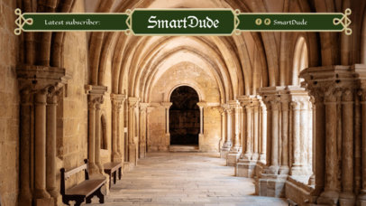 Placeit - Twitch Overlay Template with Medieval-Style Graphics Inspired ...