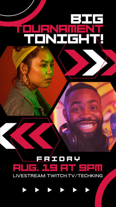 Placeit - Instagram Story Template for a Live-Streamed eSports Event Ad