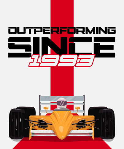 Placeit - F1-Inspired Quote T-Shirt Design Creator Featuring a Car ...