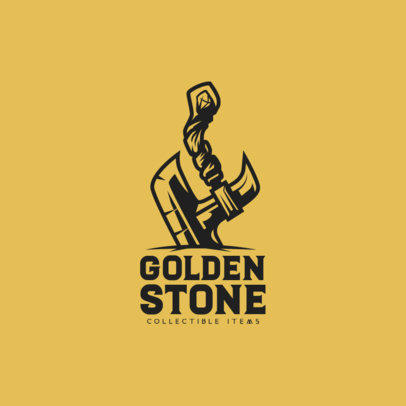 Placeit - Logo Generator Featuring a Dragon Icon for a Collectible ...