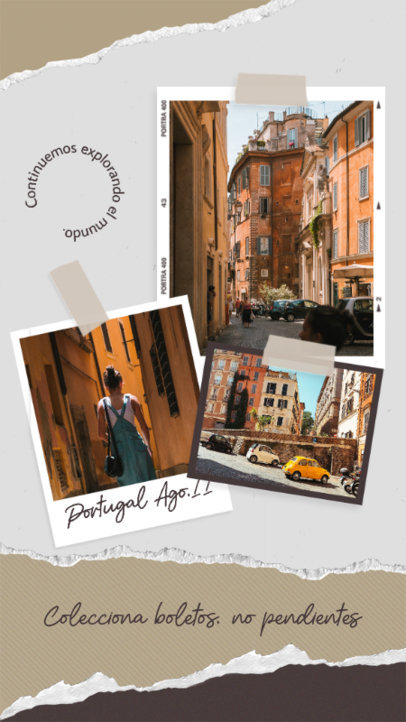 Placeit - Instagram Story Maker Featuring Collage Pictures for Travel ...