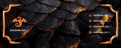 Placeit - Twitch Button Design Creator Featuring a Dragon Graphic