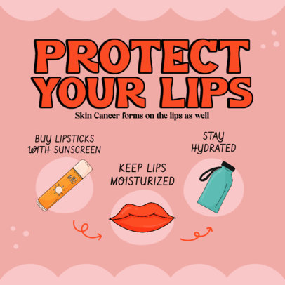 Placeit - Skincare-Themed Instagram Post Maker for a Suncream Routine