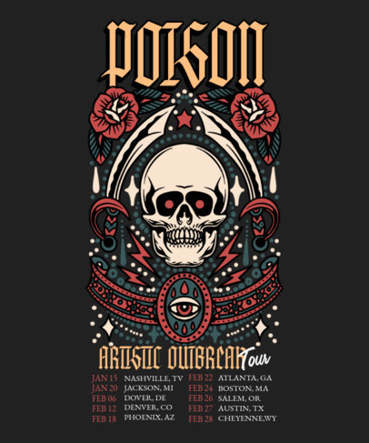 Placeit - Sleeve Design Maker for Rock Bands Featuring Illustrated ...