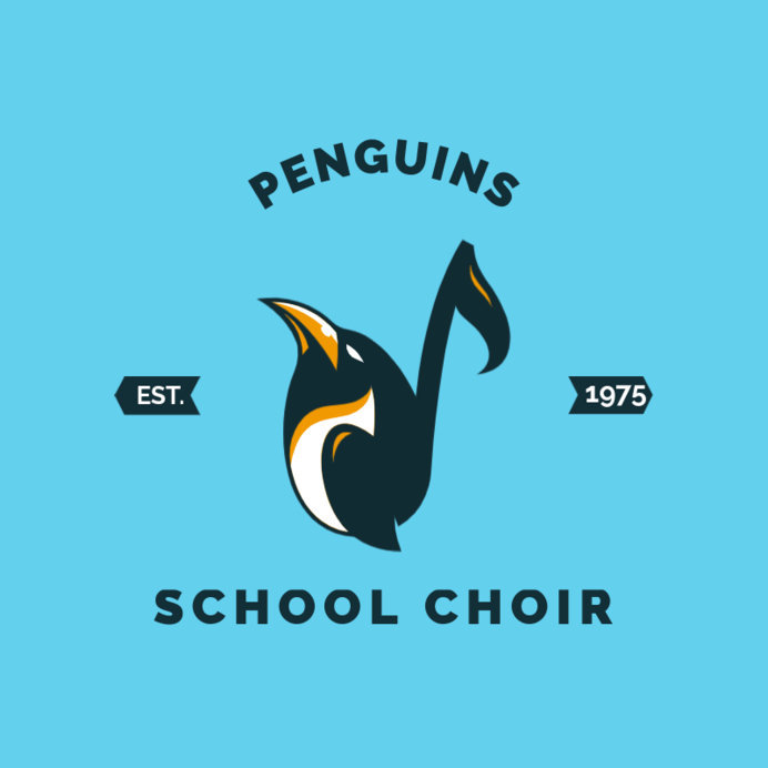 Placeit - Community Choir Logo Template for a School Club
