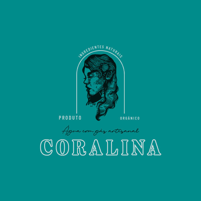 Placeit - Organic Product Logo Template Featuring a Surrealist Theme