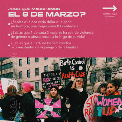 Placeit - Instagram Post Template Featuring Safety Tips for Women's ...