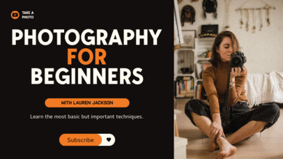 Placeit - YouTube Thumbnail Template for a Filmography Video Course