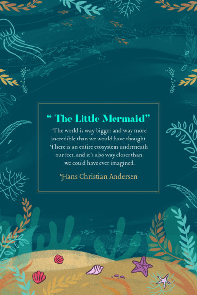 Placeit - Back Book Cover Generator for a Kids' Story With Tree Graphics