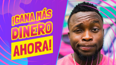 Placeit - YouTube Thumbnail Template with Colorful Titles and People ...