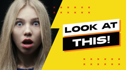 Placeit - YouTube Thumbnail Generator Featuring a Woman with a ...