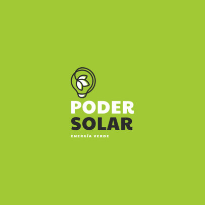 Placeit - Logo Maker for a Solar Energy-Focused Company