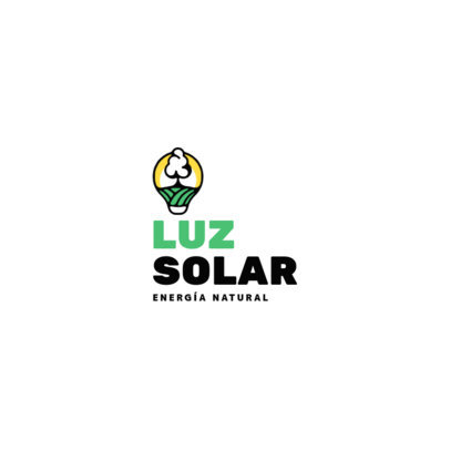 Placeit - Natural Logo Template for a Solar Power Service Provider