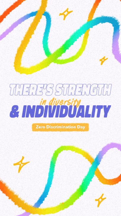 Placeit - Instagram Story Maker Featuring Zero Discrimination Day ...