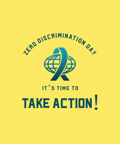 Placeit - Powerful T-Shirt Design Template With a Zero Discrimination ...