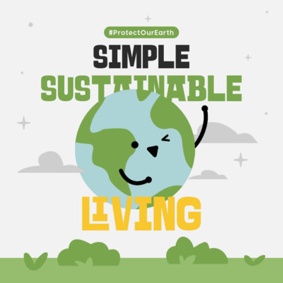 Placeit - Carousel Instagram Post Template With Eco-Friendly Ideas for ...