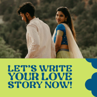 Placeit - Instagram Post Generator for a Matchmaking Service Ad with a ...