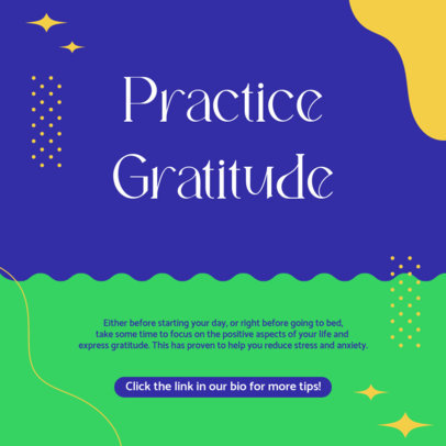 Placeit - Instagram Post Generator with a Wellness Advice