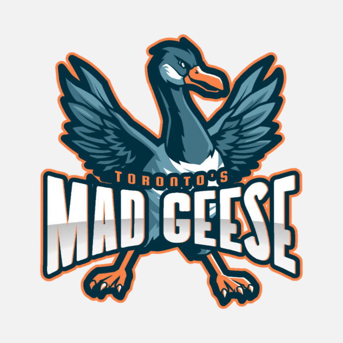 Placeit - Mascot Logo Generator Featuring a Wild Goose Graphic