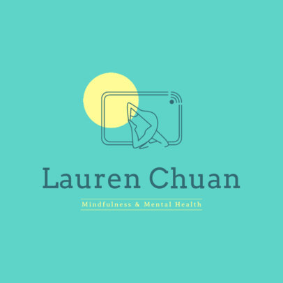 Placeit - Logo Maker with a Yogi Graphic for a Mindfulness Instructor