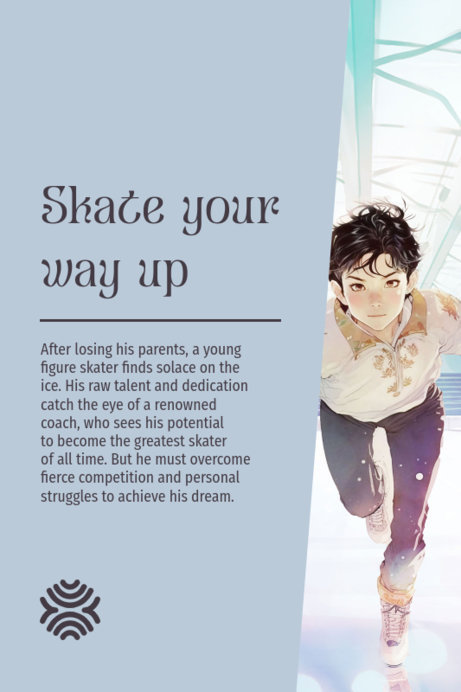 Placeit - Fantasy Back Book Cover Template Featuring an Anime Graphic