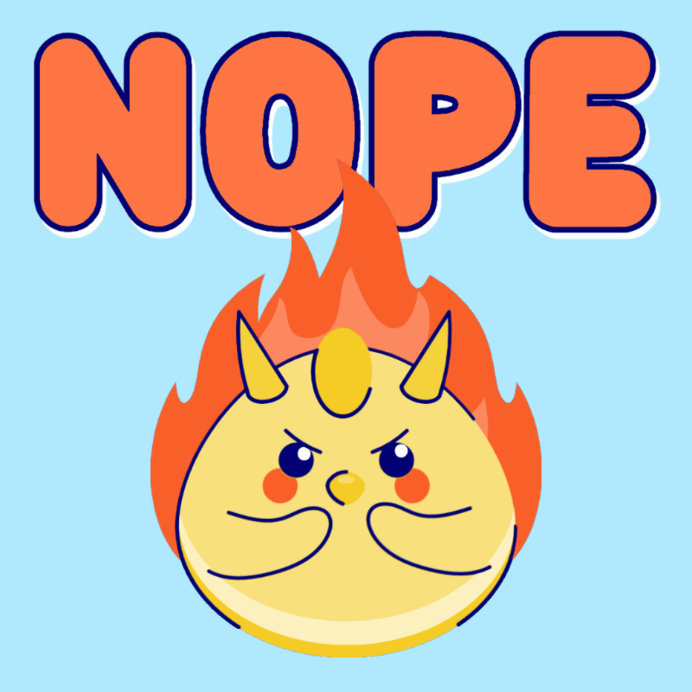 Placeit Twitch Emote Generator Featuring A Cute Flaming Chicken Cartoon