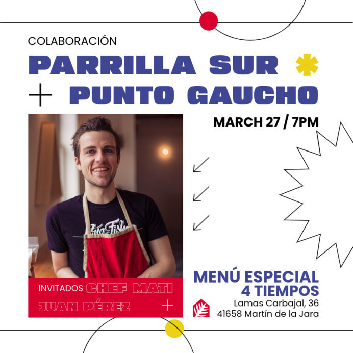 Placeit - Instagram Post Template for an Upcoming Restaurant Takeover Event