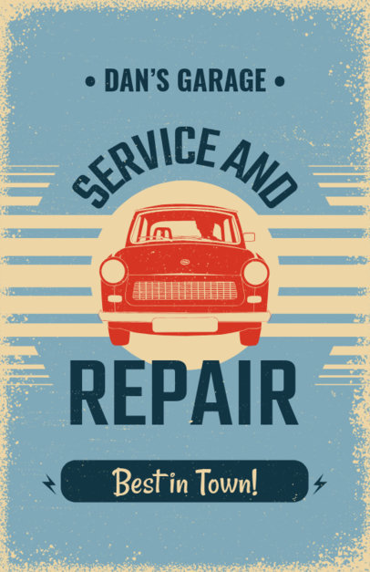 Placeit - Mobile Lawn Mower Repair Flyer Maker