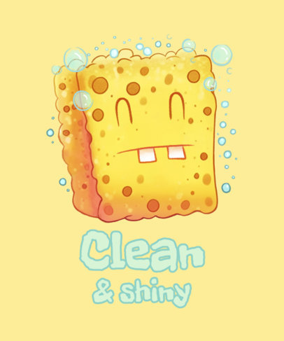 Placeit - T-Shirt Design Creator Featuring a SpongeBob-Inspired Theme ...