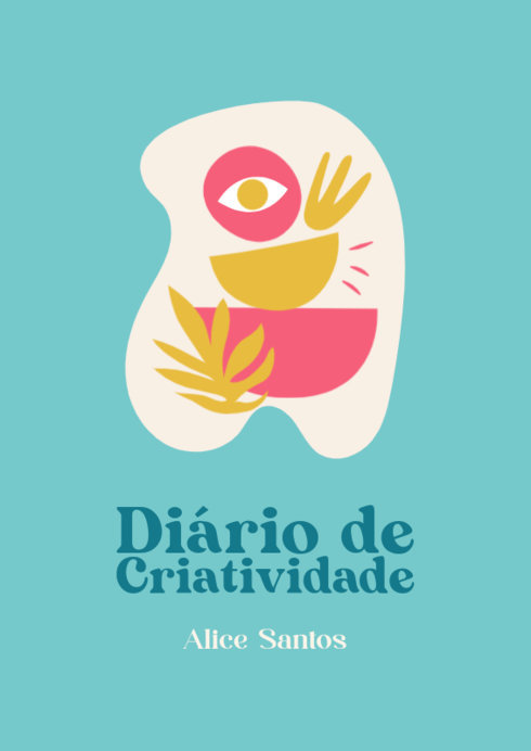 Placeit - Creativity Journal Cover Design Maker With Abstract Shapes