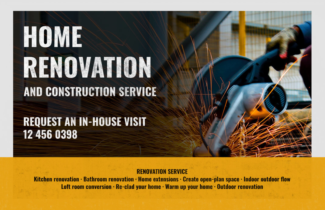 Placeit - Flyer Template to Design a Horizontal Contractor Flyer