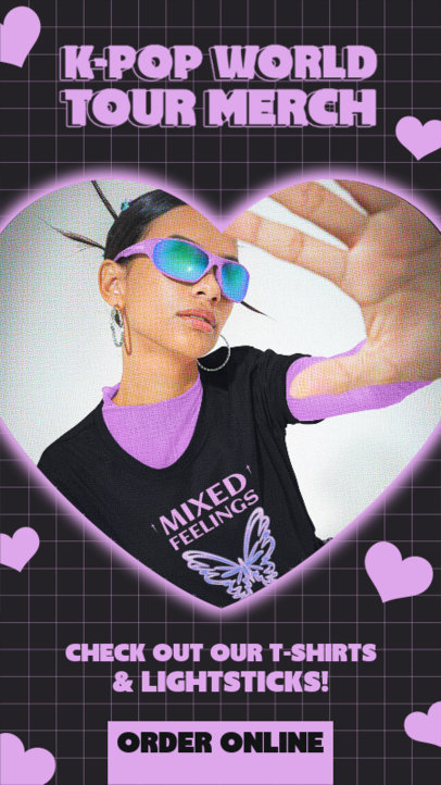 Placeit - Instagram Story Template with a 2x1 Offer on K-Pop-Inspired ...