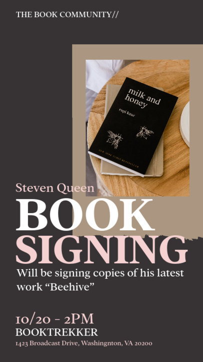 Placeit - Instagram Story Maker to Promote a Book Festival