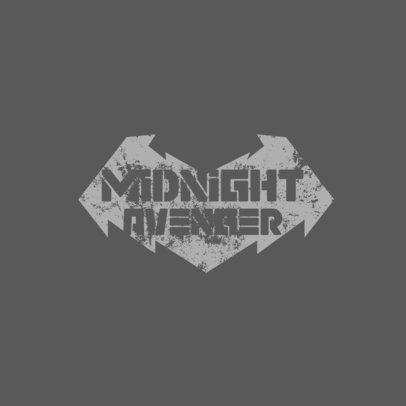 Placeit - Logo Generator Featuring an Emblem Inspired by Batman