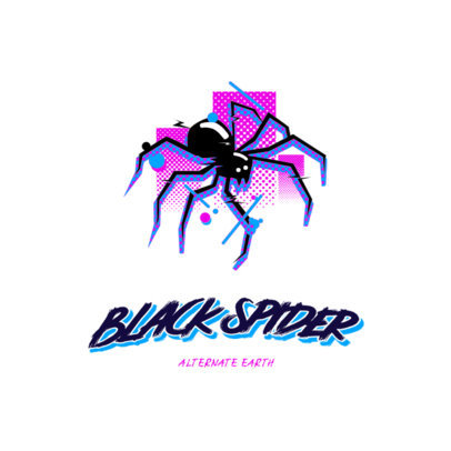 Placeit - Clothing Store Logo Creator Featuring a Spiderverse-Inspired ...