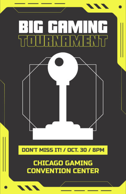 Placeit - Gaming-Themed Flyer Maker for a Tournament Event