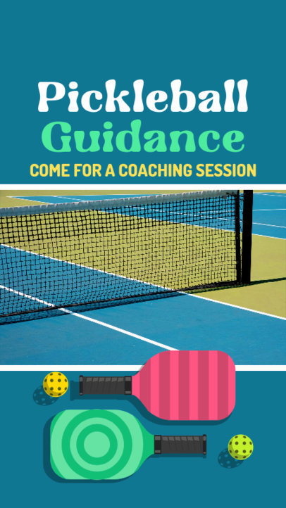 Placeit - Instagram Story Template to Promote New Pickleball Gear