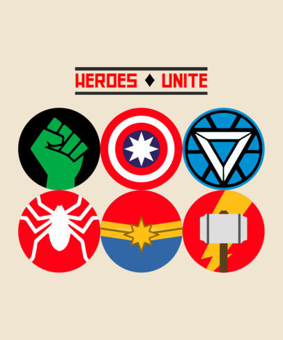 Placeit - T-Shirt Design Template Featuring a Cartoonish Character ...