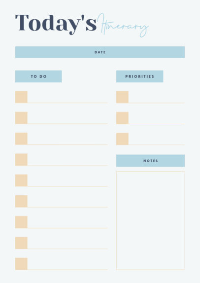 Placeit - Planner Design Maker for Weekly Activities With a Colorful Layout