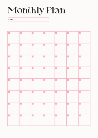 Placeit - Expense Planner Design Maker for a Monthly Budget