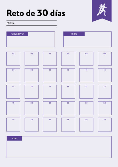 Placeit - Planner Design Maker for a Weekly Fitness Routine