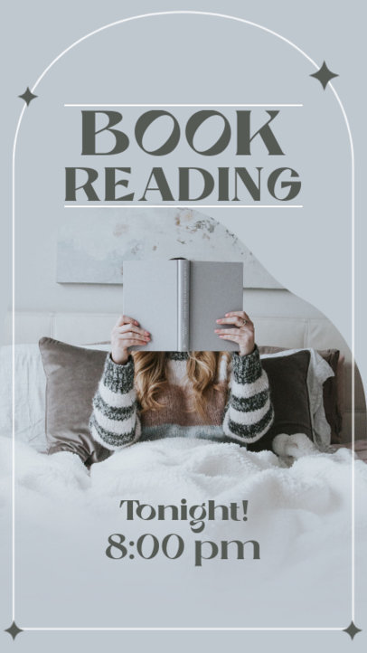 Placeit - Instagram Story Generator for a Book Author Online Interview ...