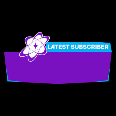 Placeit - 00s-Themed Twitch Alert Box for New Followers