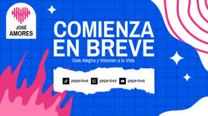 Placeit - Twitch Starting Soon Screen Design Creator With a Gradient ...