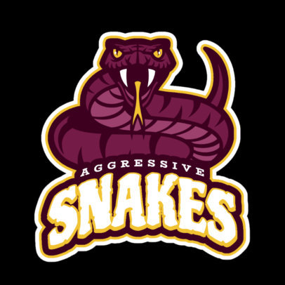 Placeit - Sports Logo Maker - Aggressive Animals