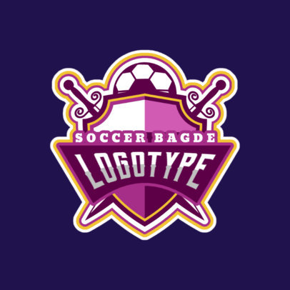 Placeit - Soccer Shield Sports Logo Maker