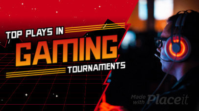 Placeit - Gaming Intro Video Template Featuring a Tournament Top Plays