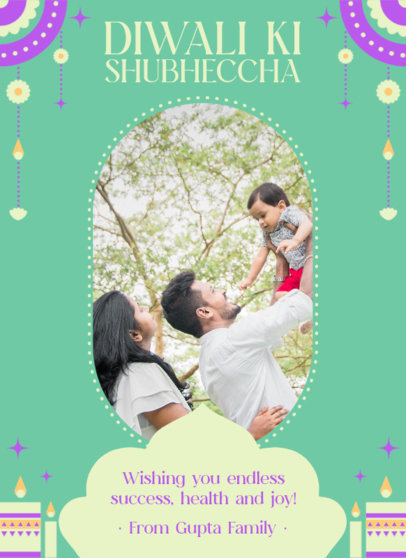 Placeit - Greeting Card Design Maker With a Sweet Message for Annakut