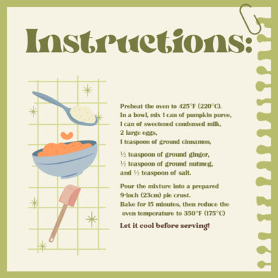 Placeit - Instagram Post Template with Simple Instructions for a ...